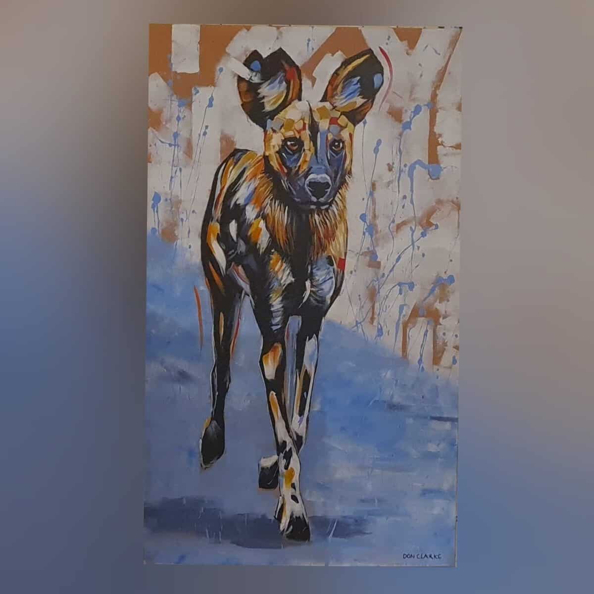 Abstract wildlife paintings by Don Clarke- Don Clarke Art